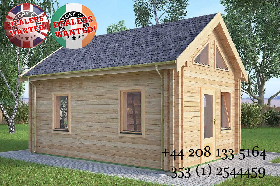 Insulated Log Cabin Twin Skin Tiny House 4.0m x 5.7m- Bespoke