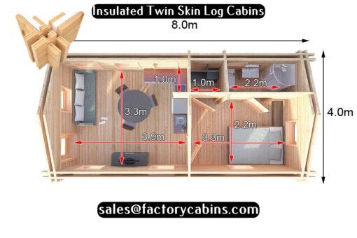 Quality Insulated Log Cabins| Factory Cabins